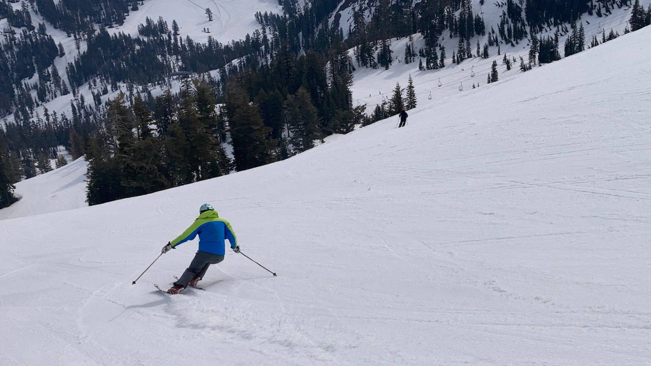 March 27: Skiing Alpine before the Storm - Palisades Tahoe at Lake Tahoe