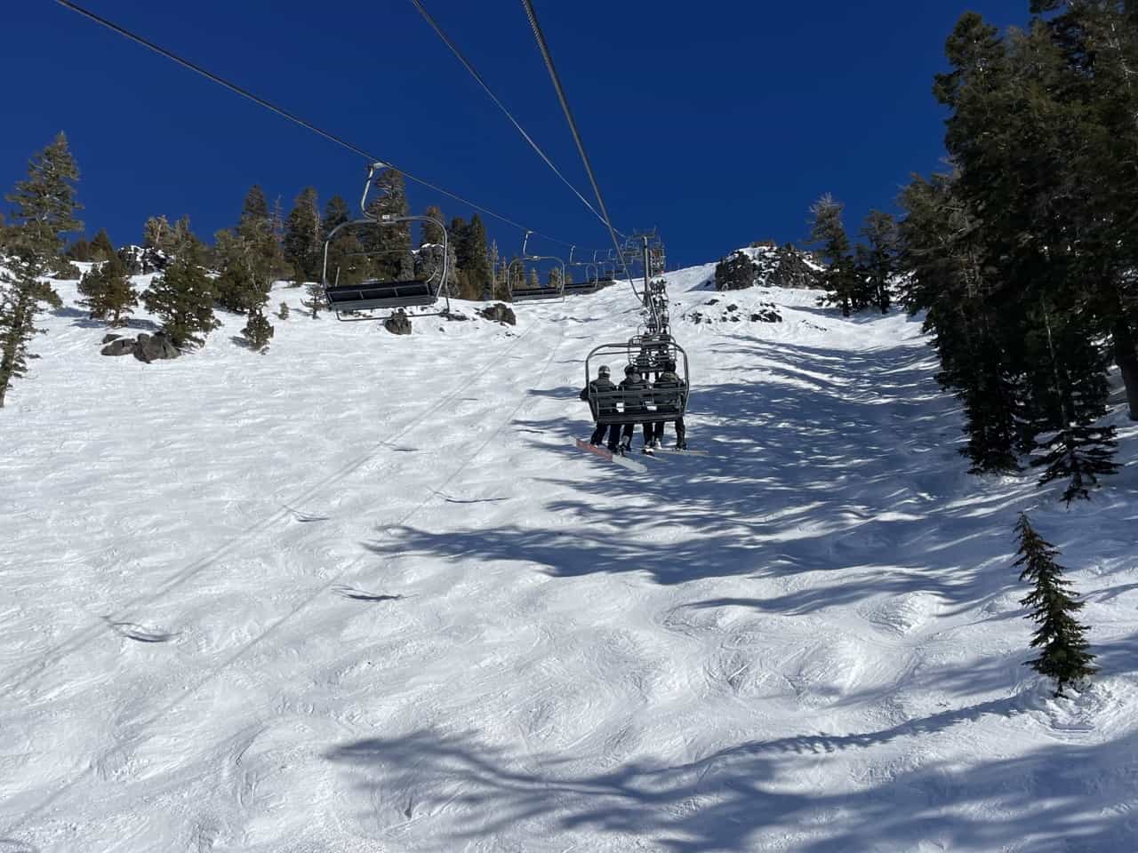 Jan 28th: Blue Skies and Wind Buff - Palisades Tahoe at Lake Tahoe